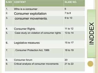 Consumer Awareness | PPTX