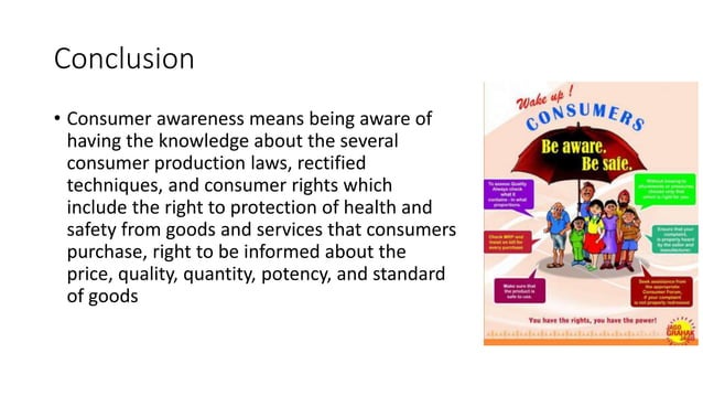Consumer Awareness & its importances - RETAIL | PPT