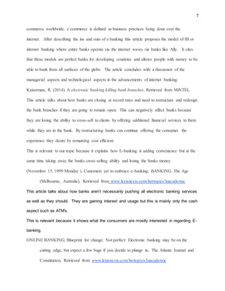 Consumer awareness and usage of e | PDF