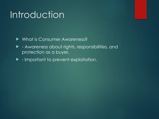 Consumer Awareness Empowering the Buyer.pptx