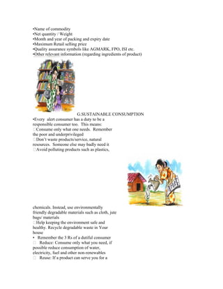 Consumer awareness guidelines | DOC