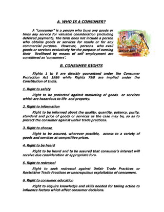 Consumer awareness pamphlet | PDF