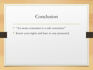 Consumer_Awareness_Project Class - 10 based on NCERT | PPTX