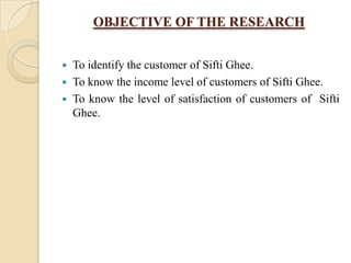 Consumer beh aior of desi ghee | PPT