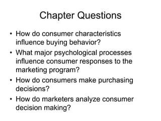 Consumer behavior | PPTX
