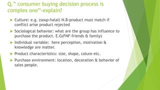 Consumer behavior | PPTX