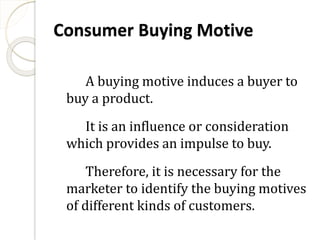 Consumer behavior | PPTX