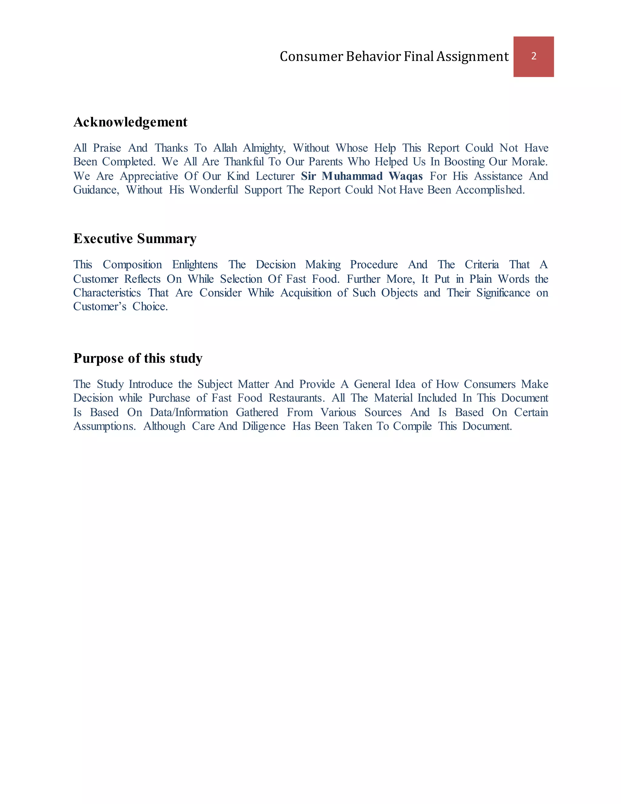 Consumer behavior | PDF