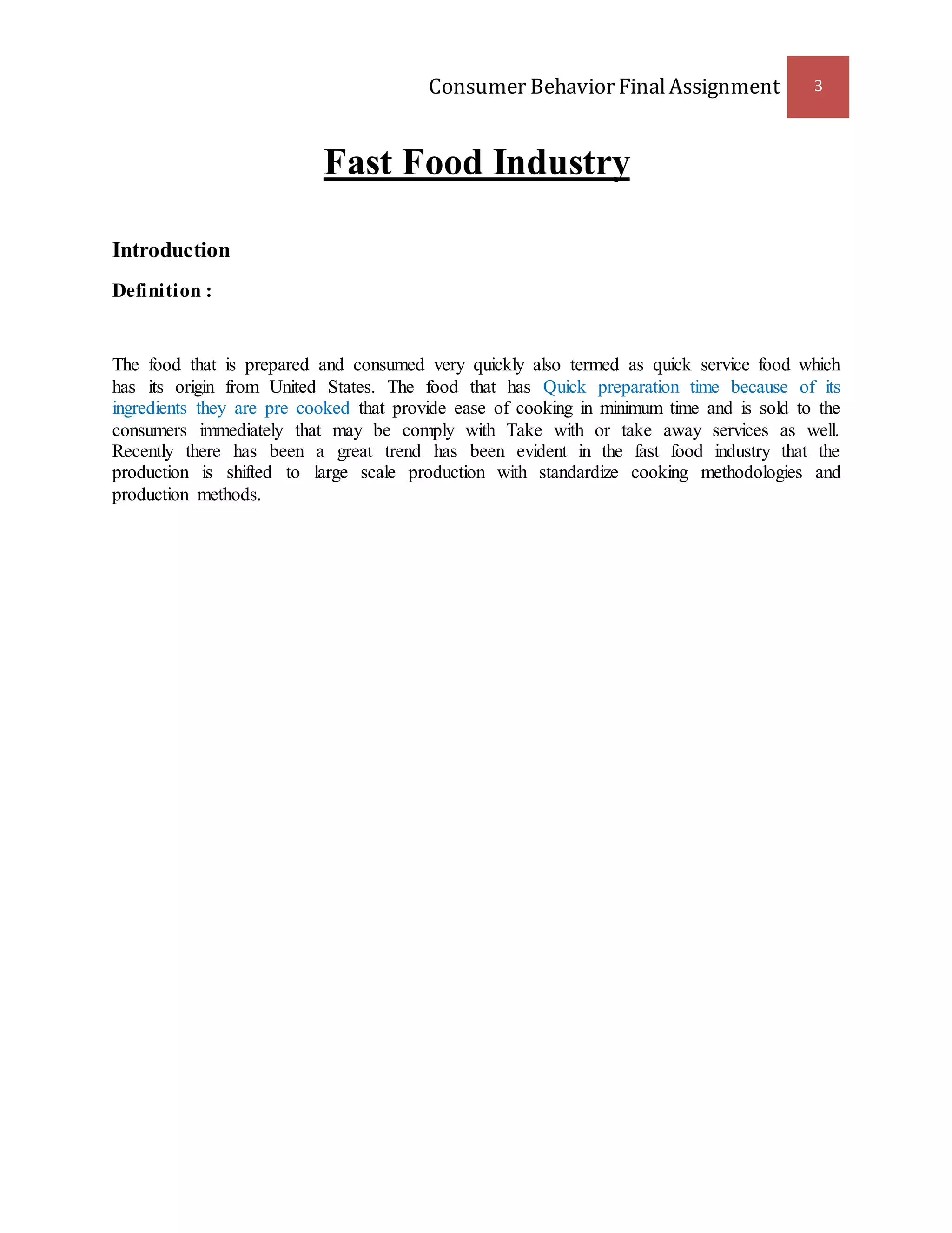 Consumer behavior | DOCX