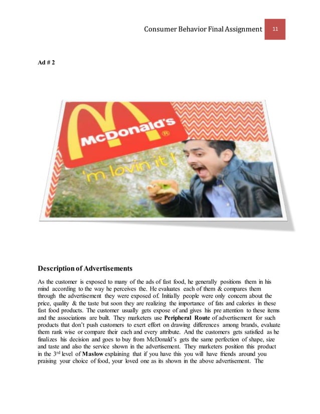 Consumer behavior | DOCX