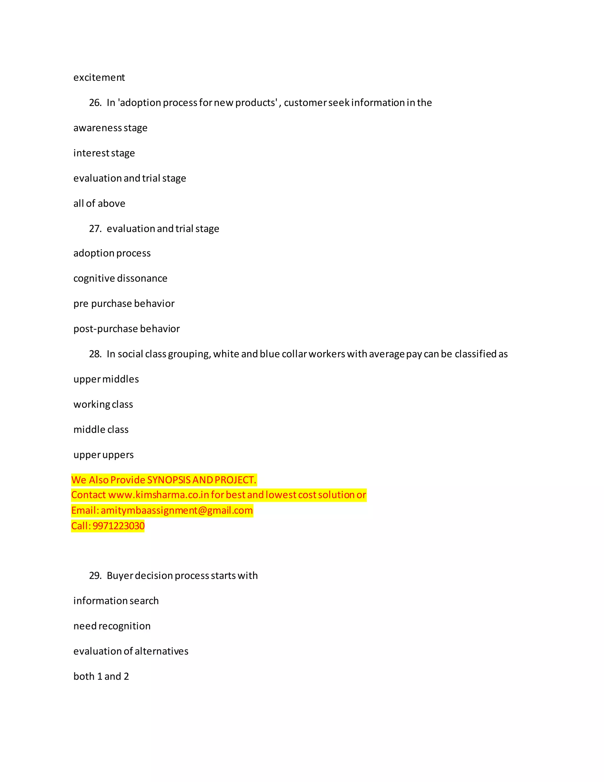 Consumer Behavior (VV2) | DOCX | Bars & Restaurants | Attractions