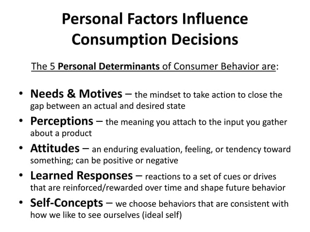 Consumer behavior | PPT