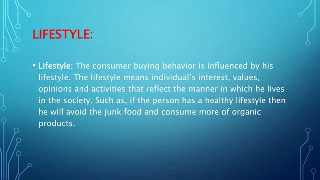 Psychological and Personal Influences on Consumer Behavior | PPTX