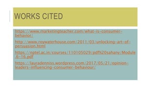 Consumer behavior | PPT