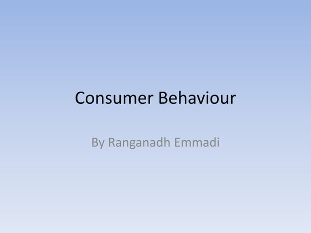 consumer Behavior.pptx