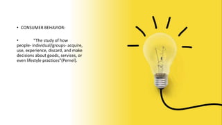 Consumer Behavior: Point Of View | PPT