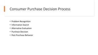 Consumer Behavior and how it works in the marketing world | PPT