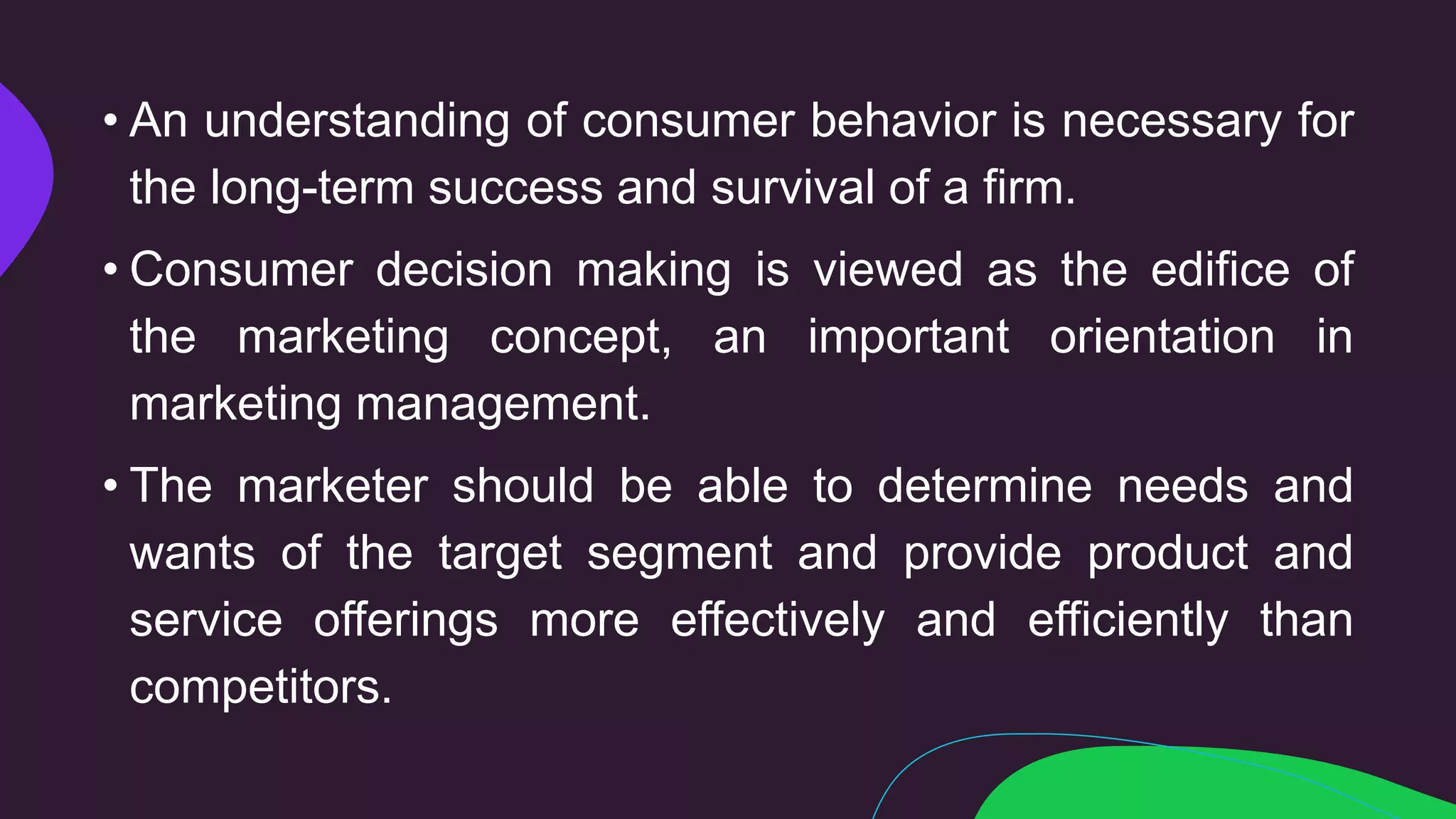 Consumer behavior - Decision making & Types | PPTX