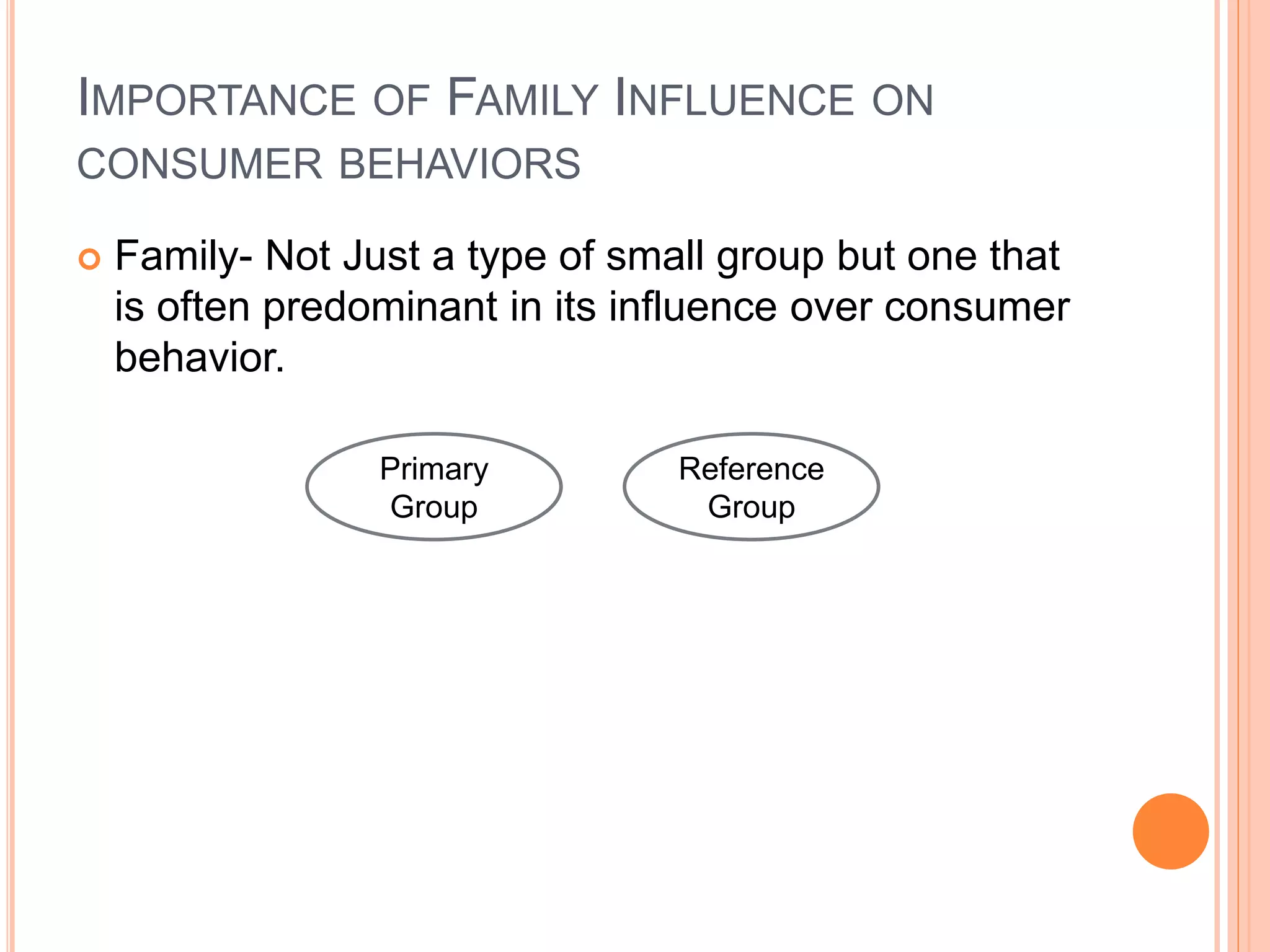 Consumer behavior family structure and stages | PPTX | Family Video ...