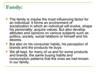 Consumer behavior and factors influencing consumer behavior | PPT