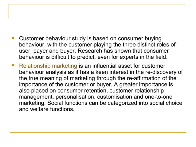 Consumer behavior and factors influencing consumer behavior | PPT