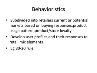 Consumer behavior and retail research | PPTX