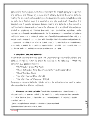 Consumer Behavior | PDF | Apparel Industry | Industries