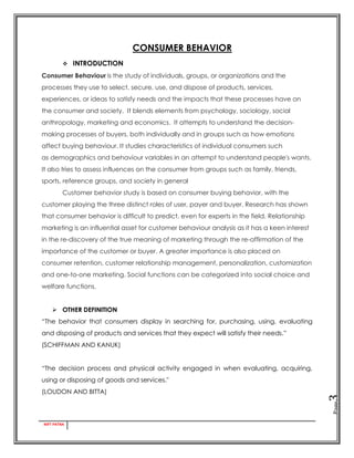 Consumer Behavior | PDF | Apparel Industry | Industries