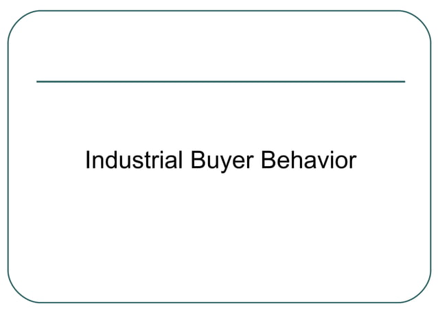 Consumer behavior audit | PPT