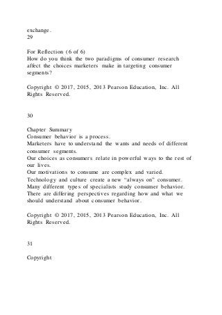 Consumer Behavior Buying, Having, and BeingTwelfth EditionC | DOCX