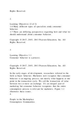 Consumer Behavior Buying, Having, and BeingTwelfth EditionC | DOCX