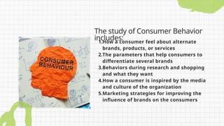 Consumer Behavior Introduction part 1 .pptx