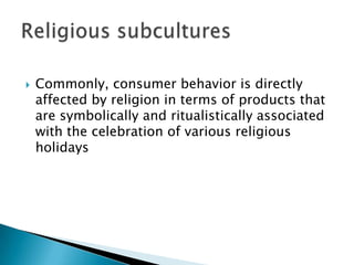 Consumer behavior lecture_13 | PPTX