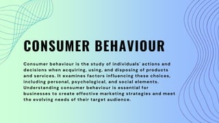 Consumer behavior & Marketing Strategy presentation.pptx