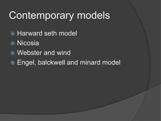 Consumer behavior models | PPTX | Business | Business and Finance