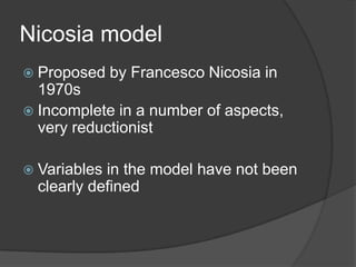 Consumer behavior models | PPTX