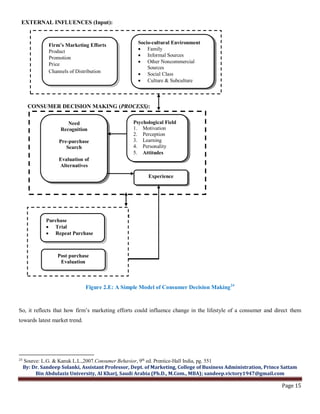 Consumer Behavior Models | PDF