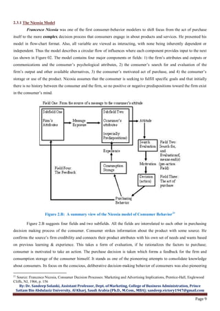 Consumer Behavior Models | PDF