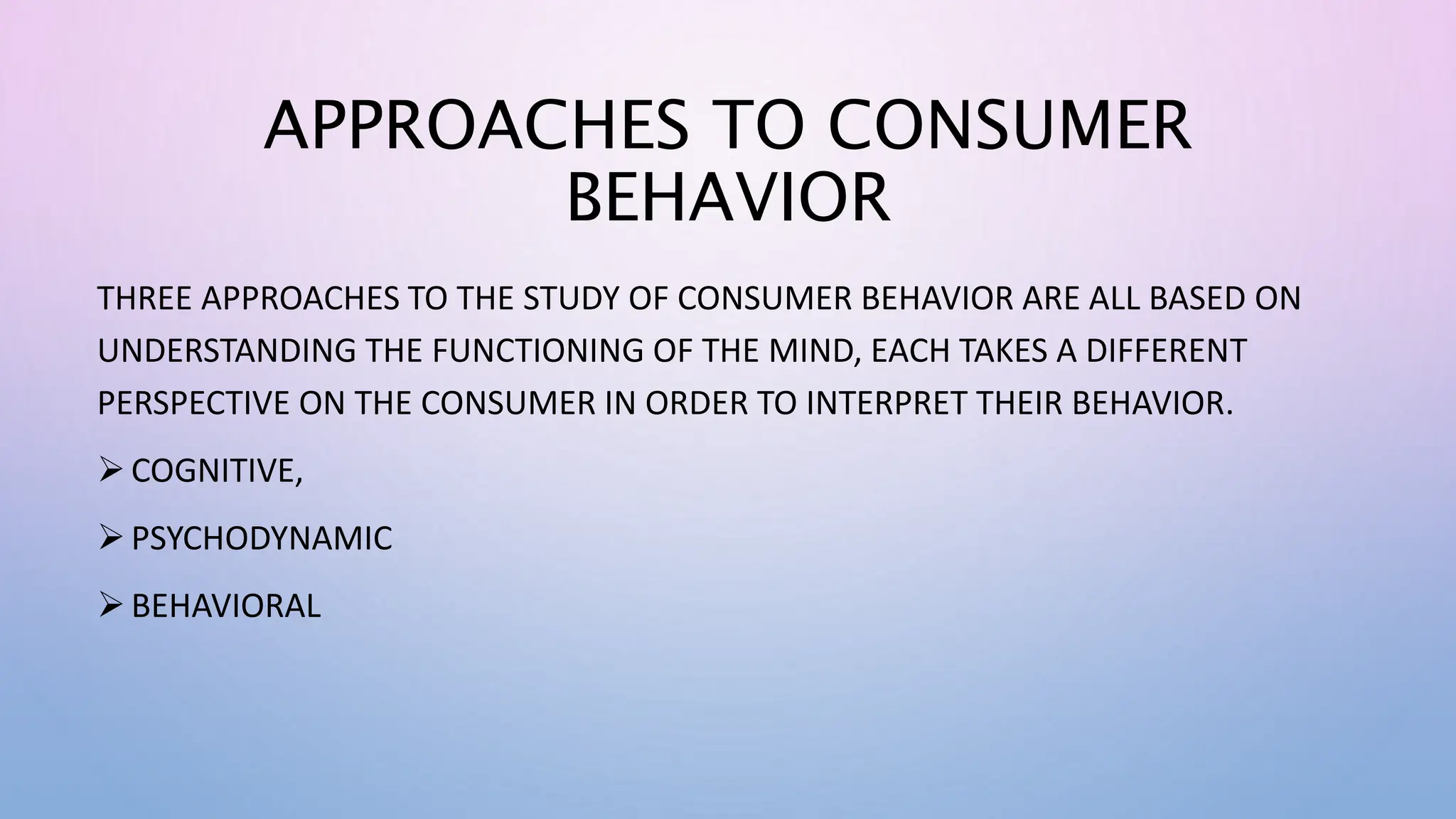 Consumer Behavior Model used for business .pptx