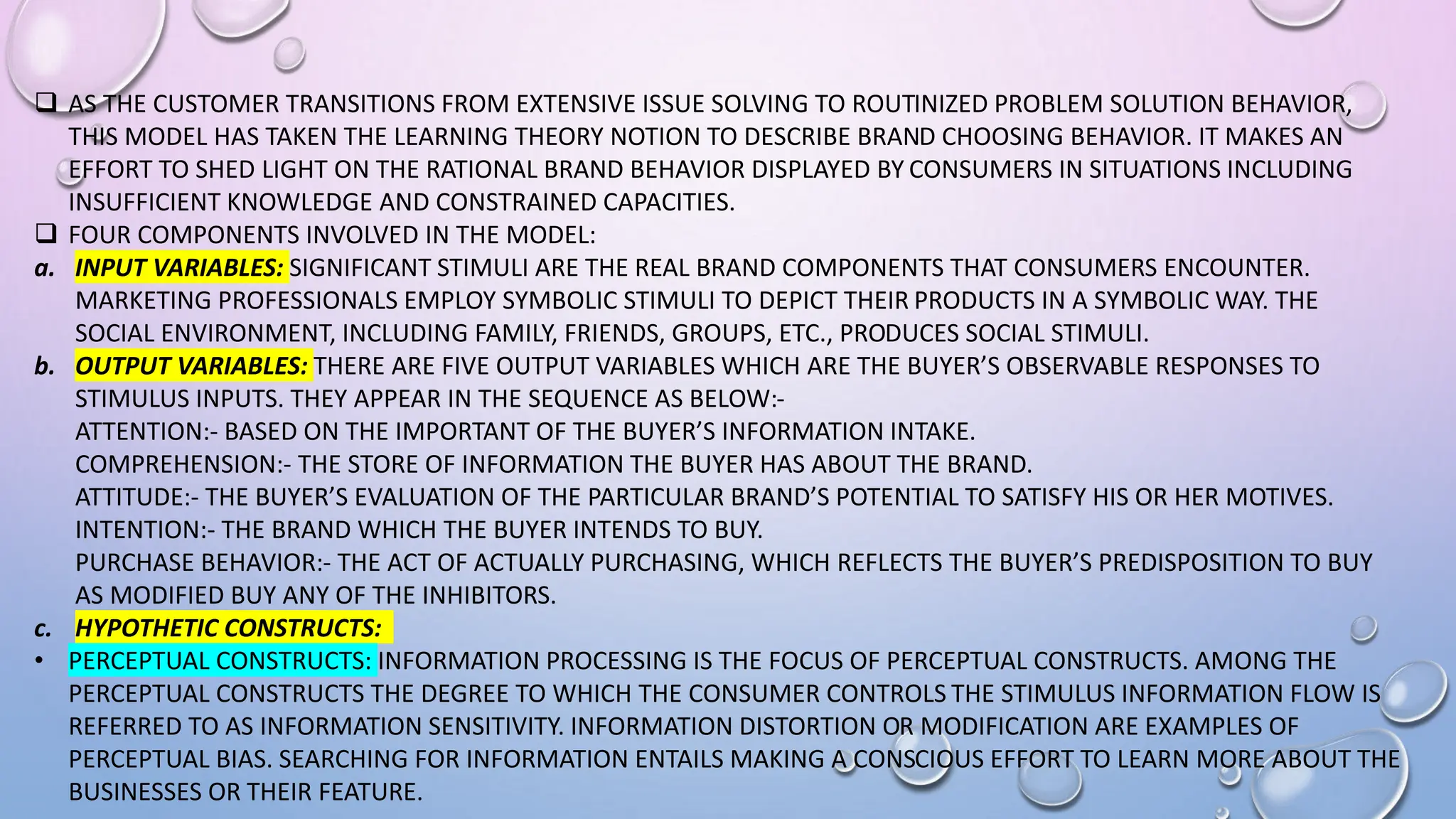 Consumer Behavior Model used for business .pptx