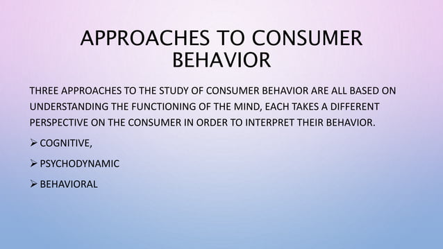 Consumer Behavior Model used for business .pptx