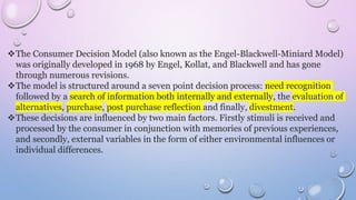 Consumer Behavior Model used for business .pptx