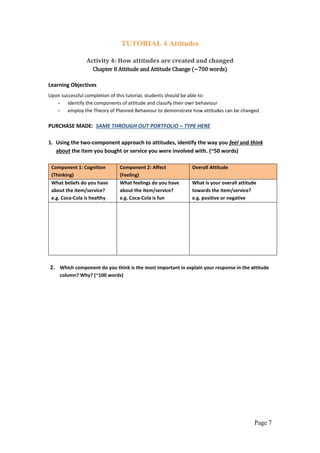 Consumer Behavior Portfolio for Marketing | DOCX | Sales and Promotions ...