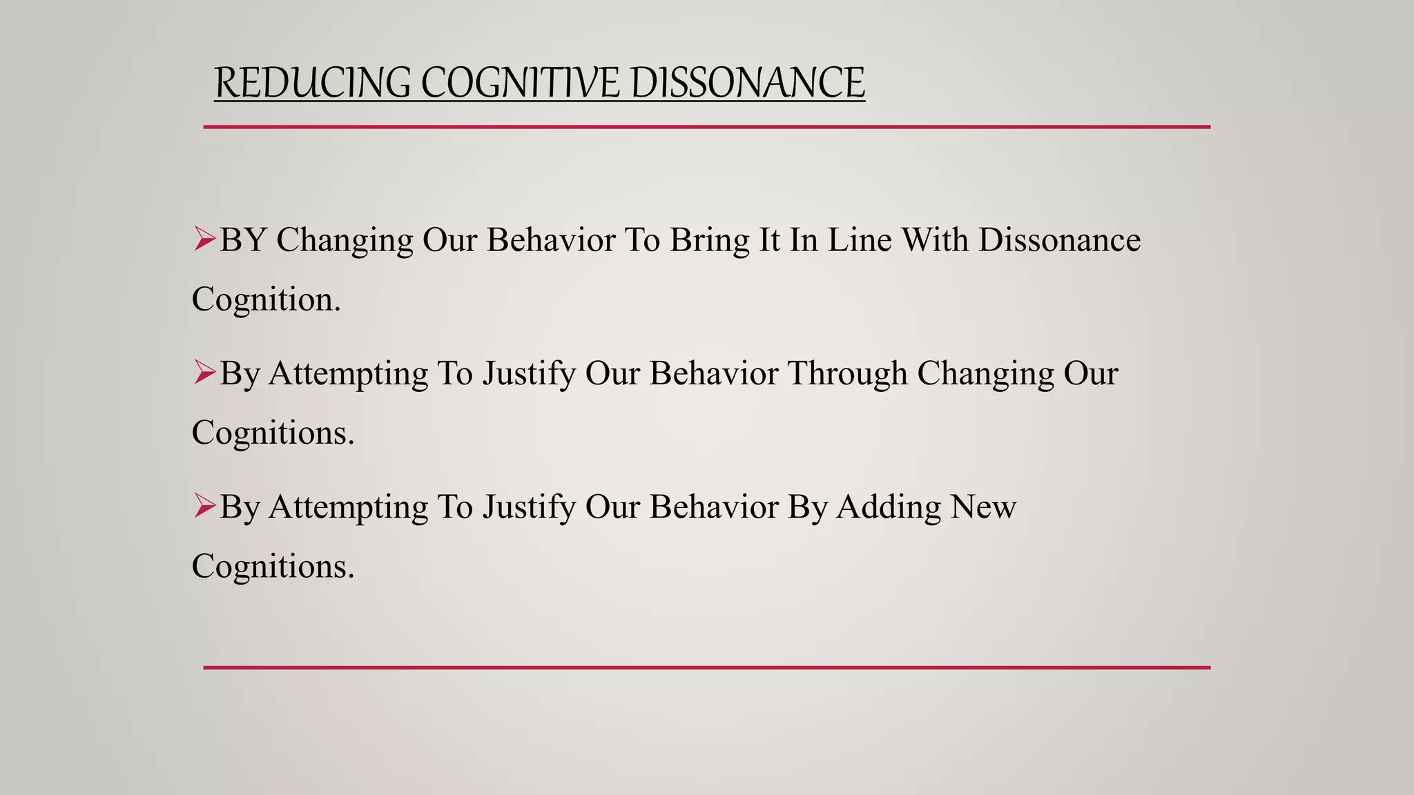 ATTITUDE: CONCEPTS AND MODELS- COGNITIVE DISSONANCE AND TRI-COMPONENT ...