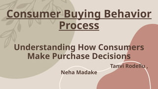 Consumer behavior ppt of BOM presentation | PPT