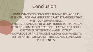 Consumer behavior ppt of BOM presentation | PPT