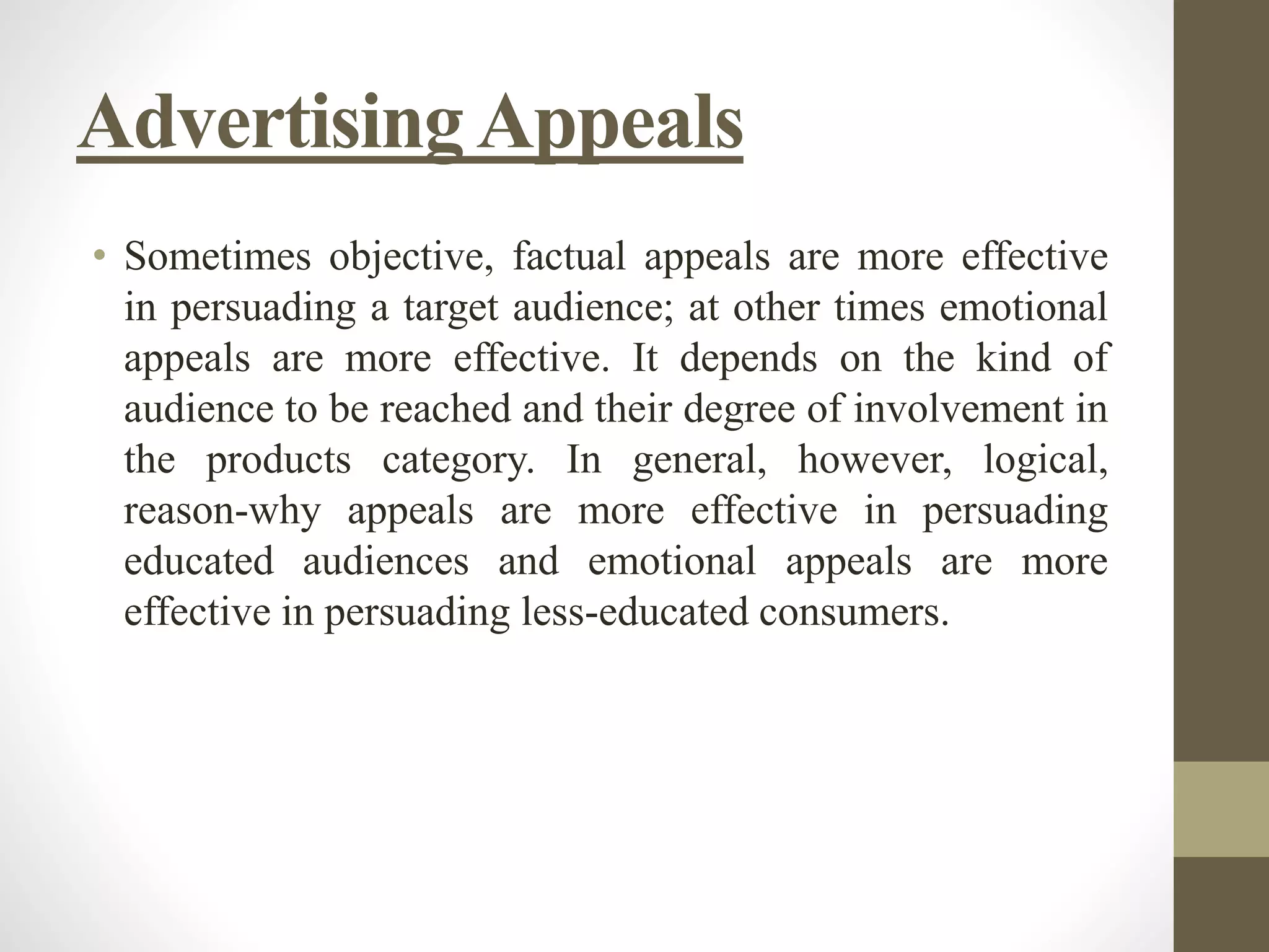 Designing Persuasive Communication, Message Structure Presentation ...