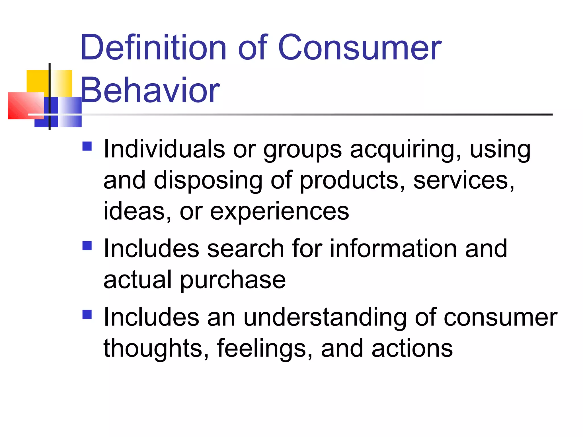 Consumer behavior research prateek godara | PPT