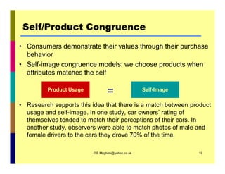 Consumer behavior SELF ch05 solomon-book By: Bahman Moghimi | PPT