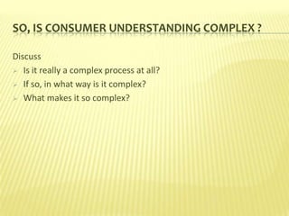 Consumer behavior _ introduction | PPTX
